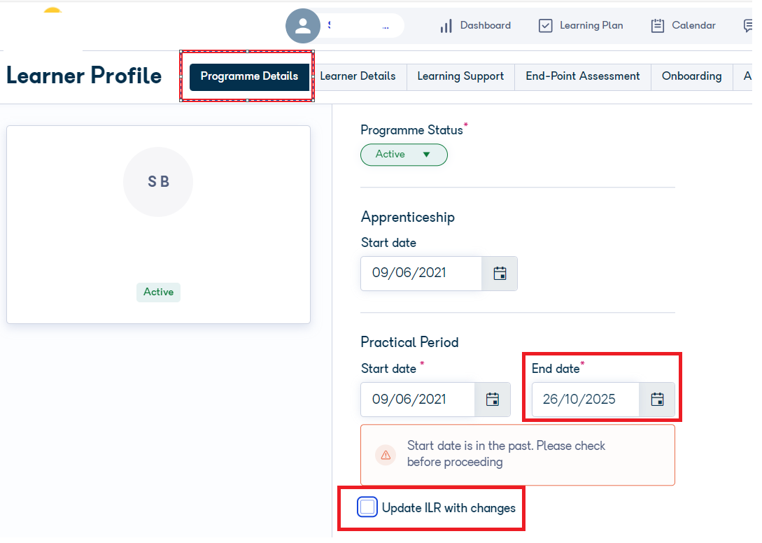 ILR Management: Troubleshooting guide – Aptem Help Centre