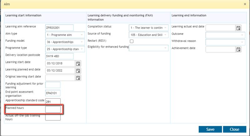 ILR Management: Troubleshooting guide – Aptem Help Centre