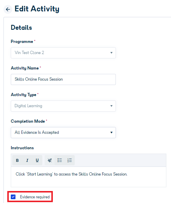 Learning plan components: Troubleshooting guide – Aptem Help Centre