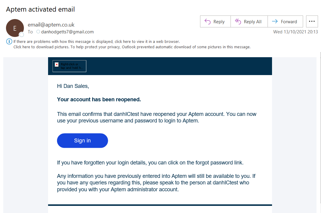 User management: Troubleshooting guide – Aptem Help Centre