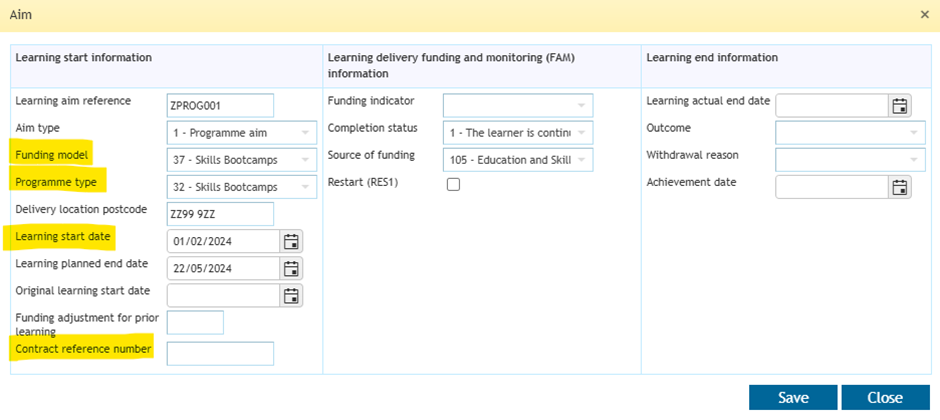 ILR Management: Troubleshooting guide – Aptem Help Centre