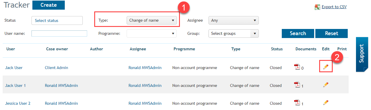 Change of learner name – Aptem Help Centre